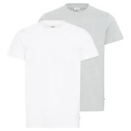 !Solid T-Shirt SOLID "T-Shirt SDODIT", Herren, Gr. 3XL, wei&szlig; (wei&szlig;, lgm), Obermaterial: 50% Baumwolle CO. 50% Polyester PES., Shirts T-Shirt