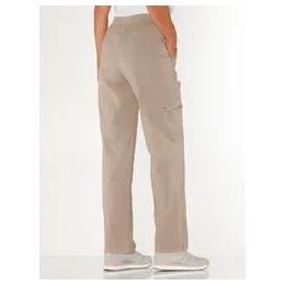 Schlupfhose Casual Looks, Damen, Gr. 40, Normalgr&ouml;&szlig;en, sesam, 98% Baumwolle, 2% Elasthan, unifarben, Hosen Schlupfhose