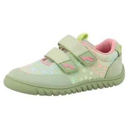 Barfu&szlig;schuh Lurchi "Benny Barefoot 2", Jungen, Gr. 28, hellgr&uuml;n, rosa, Lederimitat, Textil, mehrfarbig, Schuhe Barfu&szlig;schuh, Outdoorschuh mit Klett, Gr&ouml;&szlig;enschablone zum Download