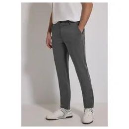 Stoffhose Street One MEN, Herren, Gr. 38, L&auml;nge 32, industrial grau, Stoff, 74% Polyester, 21% Viskose, 5% Elasthan, unifarben, regular fit lang, Hosen Stoffhose, Middle Waist