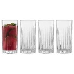 Schott Zwiesel Longdrinkglas SCHOTT-ZWIESEL "Longdrinkgl&auml;ser Stage 440 ml 4er Set transparent", bunt (transparent), 4 tlg., Glas, Trinkgef&auml;&szlig;e