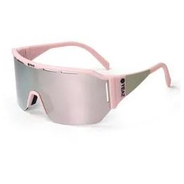 Sportbrille YEAZ "Sport-Sonnenbrille Black/Silver SUNVIBE", Damen, rosa (rosa, rosa), Sonnenbrillen