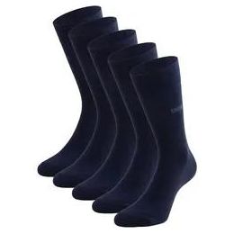 Kurzsocken Cinque "Socken Business 5P 5er Pack", Herren, Gr. 39-42, blau (dunkelblau), Obermaterial: 80% Baumwolle CO. 16% Polyamid PA. 4% Elasthan EL., Socken