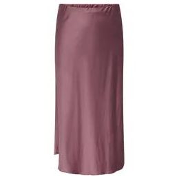 Maxirock Only CARMAKOMA "CARJANE LIFE LONG SKIRT WVN", Damen, Gr. 48, rose braun, Obermaterial: 100% Polyester, unifarben, regular fit kn&ouml;chellang, R&ouml;cke Maxirock