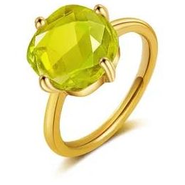 Fingerring AILORIA "Ring Lemon Quarz &Eacute;GLANTINE" Gr. 51, gelb, Fingerringe, Damen, 51, Fingerring