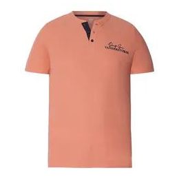 T-Shirt Jan Vanderstorm "T-Shirt GORTAN", Herren, Gr. 5XL, orange (hellorange), Obermaterial: 100% Baumwolle CO., Shirts T-Shirt