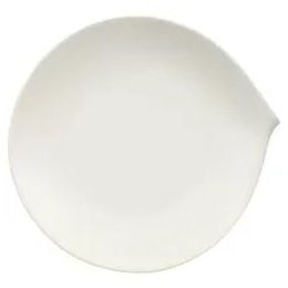 Villeroy & Boch Speiseteller VILLEROY & BOCH "Speiseteller Flow &oslash; 27 cm wei&szlig;", wei&szlig;, Speiseteller, Speiseteller