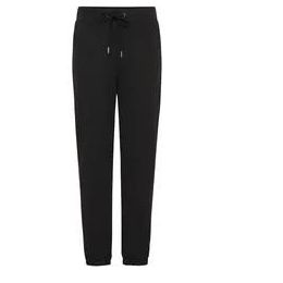 Chinohose oxmo "Chinohose OXHENNA PANTS", Damen, Gr. XS, N-Gr, blau (total eclipse), Obermaterial: 73% Polyester PES. 23% Viskose CV. 4% Elasthan EL., Hosen Chinohose