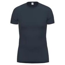 Unterhemd Ammann "T-Shirt Function / Dunova", Herren, Gr. M, N-Gr, blau (dunkelblau), Obermaterial: 70% Polyester PES. 30% Baumwolle CO., Unterhemden Unterhemd