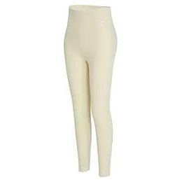 Leggings YEAZ "Leggings SHOW", Damen, Gr. XL, US, gelb, Obermaterial: 75% Nylon NY. 25% Elasthan EL., Hosen Leggings