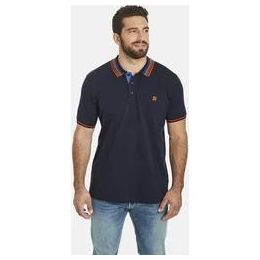 Poloshirt Jan Vanderstorm "Poloshirt VOLKBERT", Herren, Gr. 4XL, blau (dunkelblau), Obermaterial: 100% Baumwolle CO., Shirts