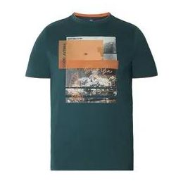 T-Shirt Jan Vanderstorm "T-Shirt HAKEJAN", Herren, Gr. 3XL, blau (petrol), Obermaterial: 100% Baumwolle CO., Shirts T-Shirt