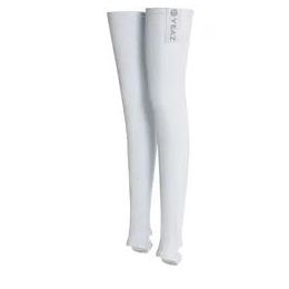 Stulpensocken YEAZ "Stockings CRUNCH", Damen, Gr. 42, wei&szlig;, Obermaterial: 86% Nylon NY. 14% Elasthan EL., Socken