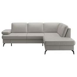 Sit & More Ecksofa SIT & MORE "Morris Jubi", light grau, B:238cm H:83cm T:202cm, Sofas, Ecksofa, mit Armteilfunktion & 1 Zierkissen, optional Bettfunktion