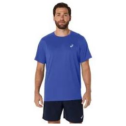 Laufshirt asics "asics CORE SS TOP", Herren, Gr. L, cobalt burst, Obermaterial: 100% Polyester, Shirts Laufshirt