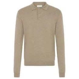 Longsleeve Casual Friday "Strickpullover CFFRODE", Herren, Gr. XL, braun (roasted cashew melange), Obermaterial: 95% Baumwolle CO. 5% Kaschmir WS., Shirts