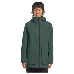 Funktionsparka Jack Wolfskin "TERRAVIEW 2L PARKA W", Damen, Gr. XS, sagopalm, Obermaterial: 100% POLYESTER. Futter: 100% POLYESTER, Jacken