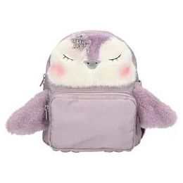 Rucksack Depesche "Rucksack PENGUIN Princess Mimi 12 x 22 x 25 cm rosa", Kinder, Gr. B/H/T: 22cm x 25cm x 12cm, rosa, Polyester, Rucks&auml;cke Rucksack