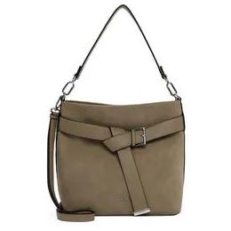 Beuteltasche SURI FREY "Beutel SFY Libby", Damen, Gr. B/H/T: 30cm x 29cm x 15cm 0, grau (taupe 900), Polyurethan, Taschen Beuteltasche