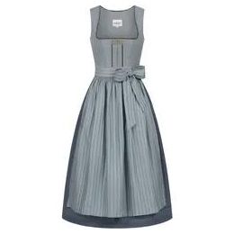 N&uuml;bler Dirndl N&Uuml;BLER "Dirndl lang Gill", Damen, Gr. 44, EURO, silber, Obermaterial: 100% Viskose CV., Kleider