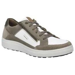 Sneaker Josef Seibel "Maddox 07, weiss-taupe", Herren, Gr. 42, wei&szlig; (wei&szlig;, taupe), Obermaterial: 100% Rindsleder Leather cow., Schuhe Sneaker