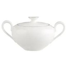 Villeroy & Boch Zuckerstreuer VILLEROY & BOCH "Zuckerdose Anmut Platinum No.1 290 ml wei&szlig;", wei&szlig;, Zuckerstreuer