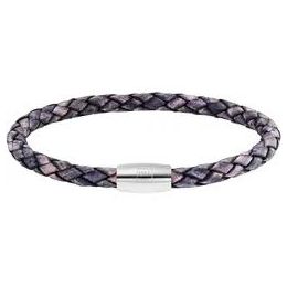 CAI Armband CA&Iuml; "Edelstahl Leder Marine 20cm", bunt, Armb&auml;nder, Damen, 20cm, Edelstahl, gl&auml;nzend, Armband