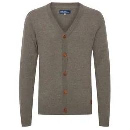 Cardigan Blend "Cardigan BHLennard", Herren, Gr. XXL, grau (zink mix), Obermaterial: 50% Baumwolle CO. 50% Polyacryl PAN., unifarben, Strickjacken