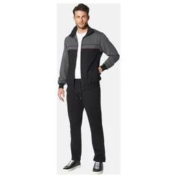 Jogginganzug Babista "Jogginganzug BELLIMISSI", Herren, Gr. S, schwarz, Obermaterial: 60% Baumwolle CO. 40% Polyester COOLMAX PES(Coolmax)., Homewear-Sets Jogginganzug