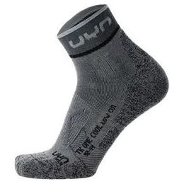 Sneakersocken uyn "Socken 1er Pack", Herren, Gr. 35-36, grau, Obermaterial: 50% Lyocell CLY. 47% Polyamid PA. 3% Elasthan EL., Socken Sneakersocken
