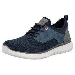 Sneaker Rieker "Rieker Sneaker Textil", Herren, Gr. 44, blau, Textil, Schuhe Sneaker