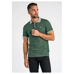 Poloshirt LINDBERGH "Poloshirt Relaxed Fit", Herren, Gr. 4XL, gr&uuml;n, Obermaterial: 50% Baumwolle, 50% Polyester, unifarben, l&auml;ssig geschnitten, Shirts
