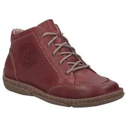Stiefelette Josef Seibel "Neele 01, bordeaux", Damen, Gr. 39, rot (bordeaux), Obermaterial: 100% Rindsleder Leather cow., Schuhe Stiefelette