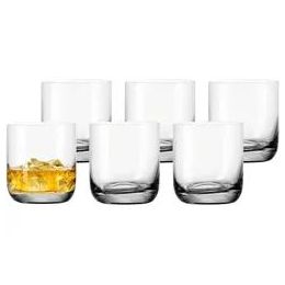 Glas Leonardo "Trinkgl&auml;ser Daily 320 ml 6er Set transparent", bunt (transparent), Glas, Trinkgef&auml;&szlig;e, GlaeserSet Whiskyglas