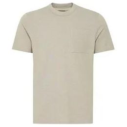 T-Shirt Casual Friday "T-Shirt CFJASPER m&eacute;lange tee with chest pocket", Herren, Gr. 3XL, braun (tree house melange), Obermaterial: 100% Baumwolle CO., Shirts T-Shirt