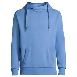 Kapuzenpullover SALZHAUT "Hoodie HEFF", Herren, Gr. XL, blau (ocean blau), Obermaterial: 55% Baumwolle CO. 45% Polyester PES., Pullover Kapuzenpullover