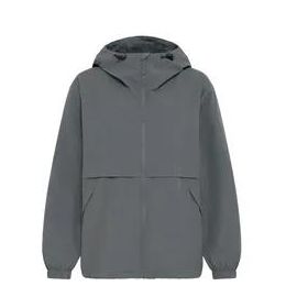 Windbreaker oxmo "Windbreaker OXVISAM", Damen, Gr. L, grau (iron gate), Obermaterial: 100% Nylon NY., Jacken Windbreaker