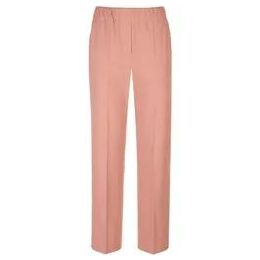 Madeleine Mode B&uuml;gelfaltenhose MADELEINE "Hose Hose in Ceramica-Qualit&auml;t", Damen, Gr. 36, N + K Gr, rosa (dunkelmagnolie), Obermaterial: 67% Polyester PES. 29% Viskose CV. 4% Elasthan EL., Modern, gerade, Hosen