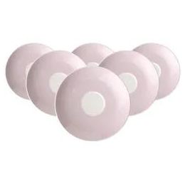 Villeroy & Boch Untertasse VILLEROY & BOCH "Espressountertassen Rose Garden &oslash; 11,7 cm 6er Set bunt", bunt, Speiseteller