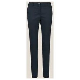 Madeleine Mode Stoffhose MADELEINE "Hose Schlanke Stretch-Hose", Damen, Gr. 40, N + K Gr, blau (marine), Obermaterial: 64% Polyester PES. 34% Viskose CV. 2% Elasthan EL., Modern, normal, Hosen Stoffhose