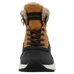 Stiefel Tom Tailor "Tom Tailor Winter Boots", Jungen, Gr. 26, schwarz, camel, unifarben, Schuhe Stiefel