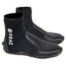 Neoprenschuh YEAZ "Neoprenschuhe NEOBOOTS", Gr. 46, schwarz, Obermaterial: 85% Neopren neoprene. 10% Gummi rubber. 5% Nylon NY., Schuhe Neoprenschuh