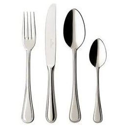 Villeroy & Boch Besteck-Set VILLEROY & BOCH "Tafelbesteck Merlemont 24er Set silber", silber, Essbesteck-Sets