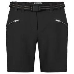Bermudas Killtec "KOS 19 WMN BRMDS", Damen, Gr. 48, Normalgr&ouml;&szlig;en, schwarz, Obermaterial: 100% Polyester, Hosen Bermudas, wasserabweisend, schnelltrocknend, Stretch-Material, inkl. G&uuml;rtel