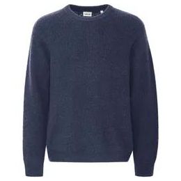!Solid Strickfleece-Pullover SOLID "Strickpullover SDMACK", Herren, Gr. XXL, blau (insignia blau), Obermaterial: 58% Polyacryl PAN. 26% Wolle WO. 13% Polyamid PA. 3% Elasthan EL., Pullover