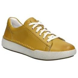 Sneaker Josef Seibel "Claire 01, mango", Damen, Gr. 39, orange (mango), Obermaterial: 100% Rindsleder Leather cow., Schuhe Sneaker
