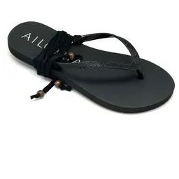 Zehentrenner AILORIA "Zehensandalen PAMPELONNE", Herren, Gr. 35, schwarz, Obermaterial: 100% PVC PVC., Schuhe Zehentrenner