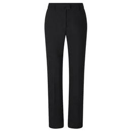 Stoffhose GOLDNER "Businesshose CARLA mit ausgestelltem Bein", Damen, Gr. 40, N-Gr, schwarz, Obermaterial: 67% Viskose CV. 27% Polyamid PA. 6% Elasthan EL., Hosen Stoffhose, Mit eleganten B&uuml;gelfalten im Vorder- und R&uuml;ckteil