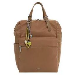 Rucksack SURI FREY "Rucksack SFY Sissy", Damen, Gr. B/H/T: 38cm x 39cm x 15cm, gelb (sahara 920), Polyester, Rucks&auml;cke Rucksack