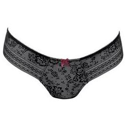 String Anita "Damen String Fleur", Damen, Gr. 38, schwarz, Obermaterial: 80% Polyamid PA. 20% Elasthan EL., Unterhosen String